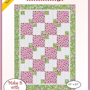 Garden Path 3 Yard Quilt Pattern - by Fran Morgan of Fabric Cafe ...