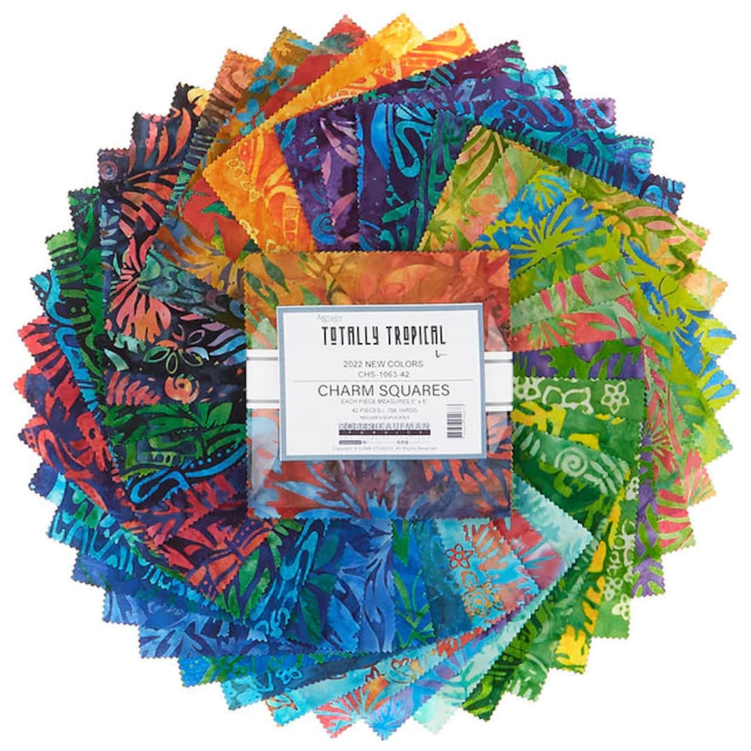 Totally Tropical - Artisan Batiks - Charm Pack - (42) 5" Squares ...