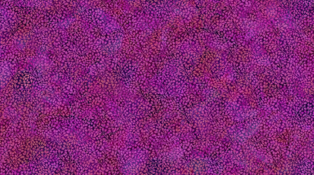 Dragonfly Dance - Fuchsia Leaf Blender - Yardage - by Deborah Edwards ...