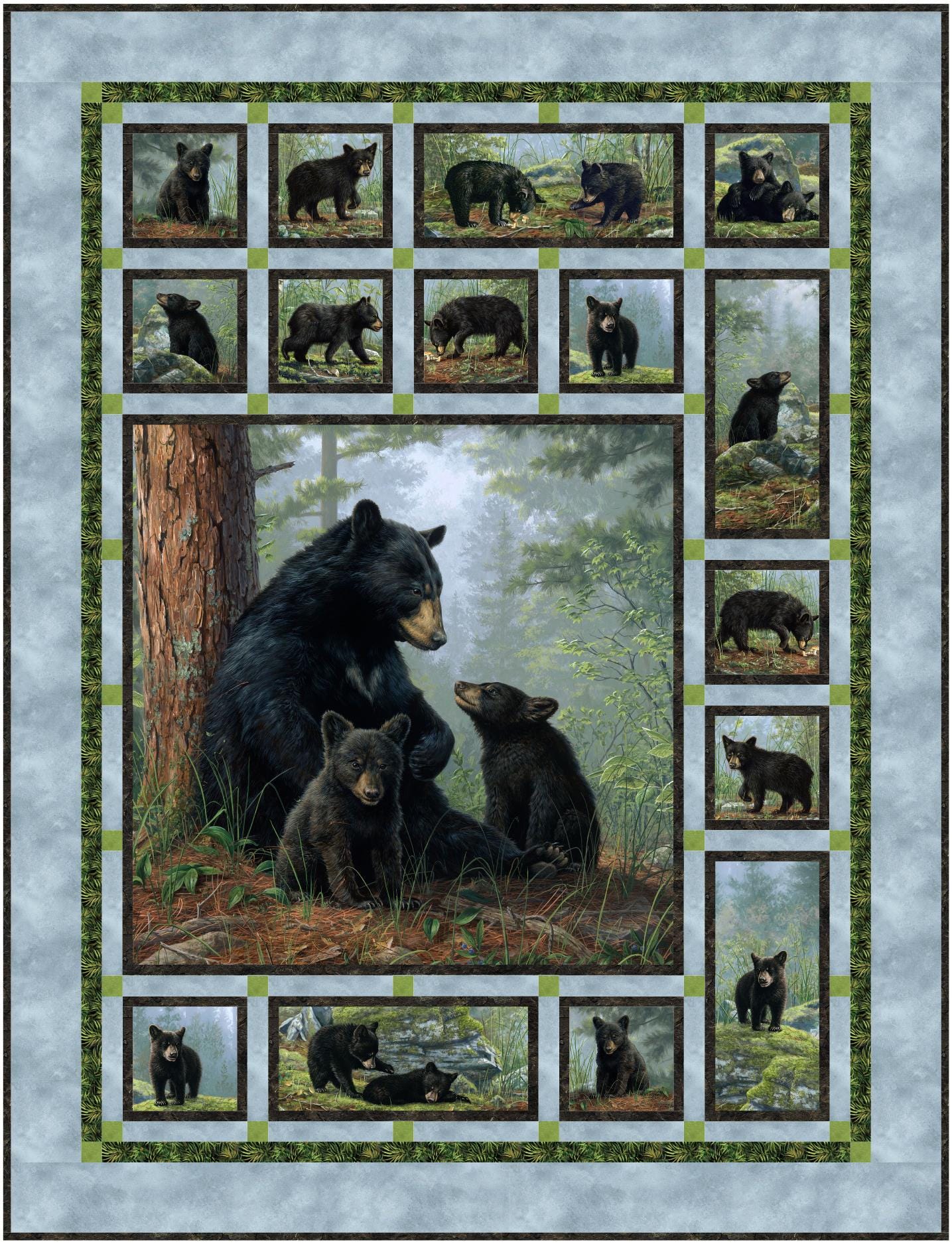 Bear Hugs - Quilt PATTERN - by Patti's Patchwork - Multiple Sizes ...