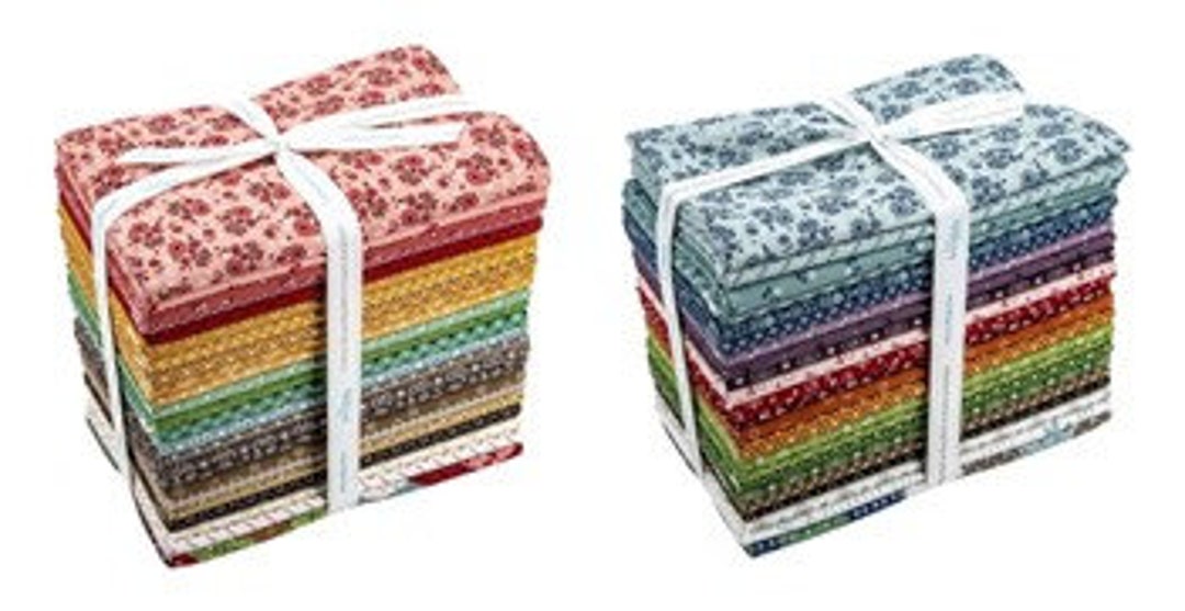 Calico - Fat Quarter Bundle - 2 Options: Coral Colorway OR Songbird ...