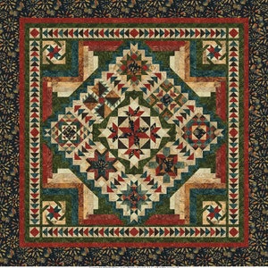 Nature's Lodge - Quilt PATTERN - by Wing and a Prayer - Finished Size ...