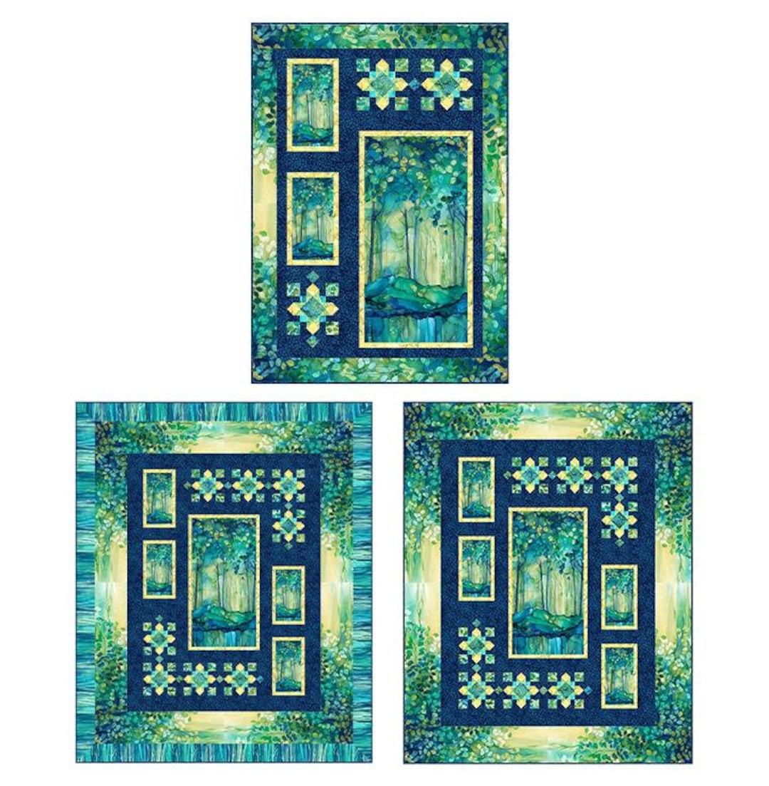 Edenvale - Quilt PATTERN - by Patti's Patchwork - Multiple Sizes - Features Morning Light Fabric ...
