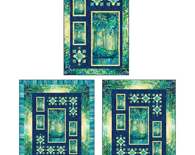 Edenvale Quilt PATTERN by Patti's Patchwork Multiple Sizes Features Morning Light Fabric by ...