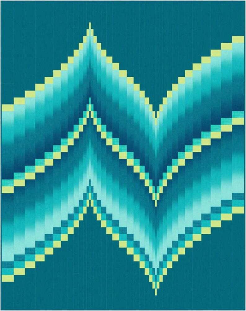 Illusion - Quilt PATTERN - by Patti's Patchwork - Bargello - Multiple ...