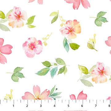 Sweet Surrender - Floral Toss, Multi - Yardage - by Northcott Studios ...
