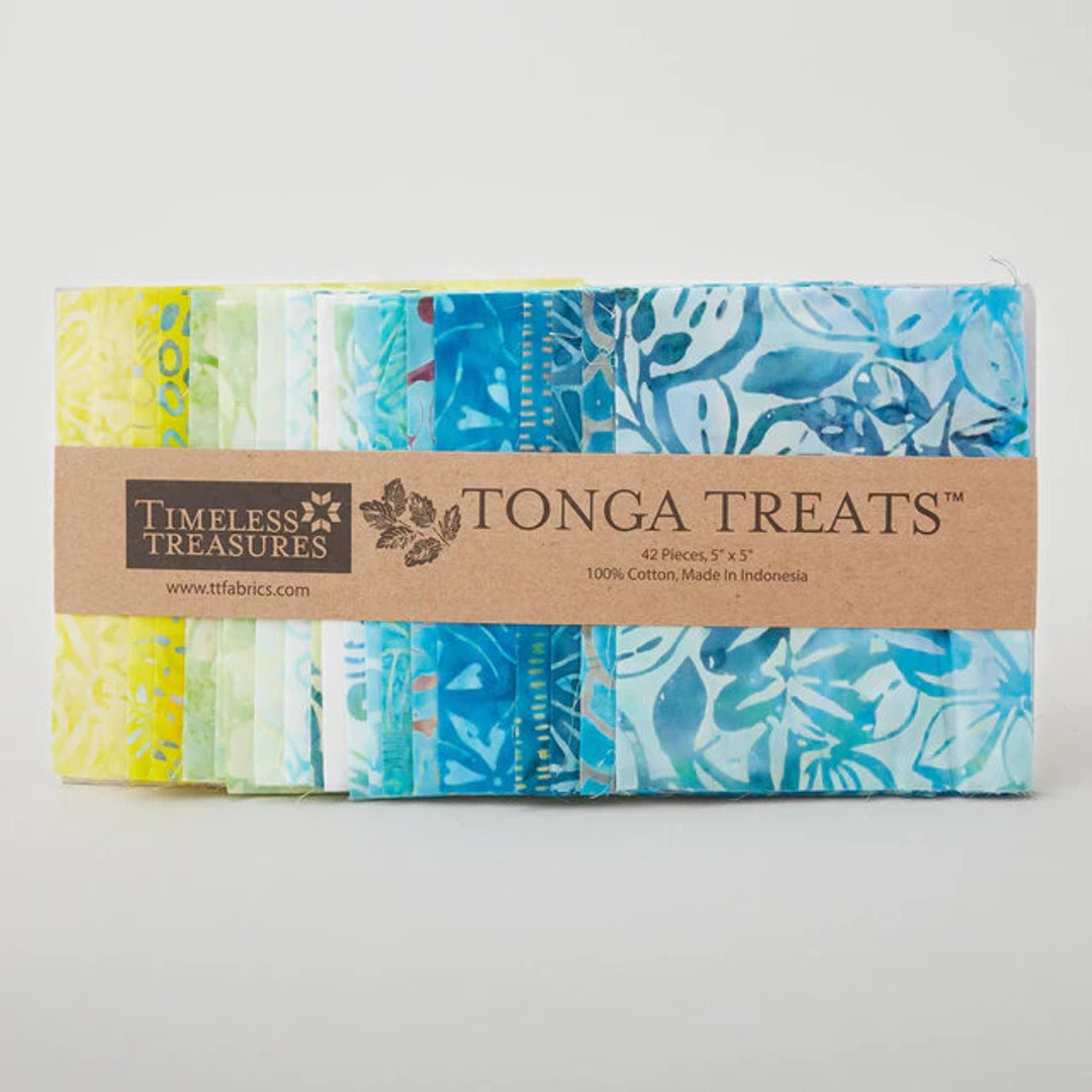 Tonga Treats Batiks - Splash Minis - Charm Pack - (42) 5” Squares - 5 ...