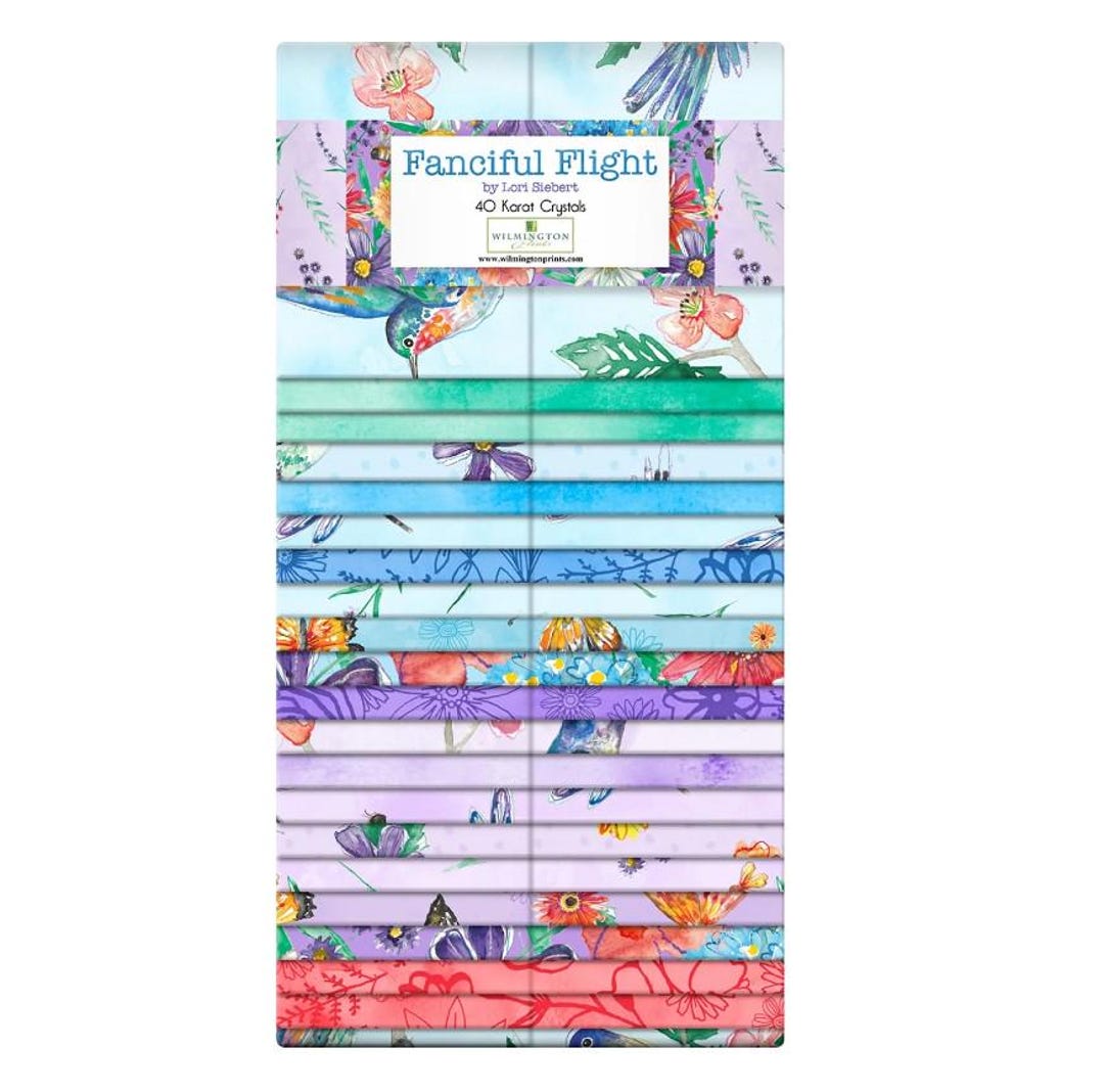 Wilmington Prints - Fanciful Flight - 40 Karat Crystals - Jelly Roll ...