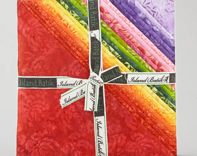 Wildflower Batiks - Layer Cake - (42) 10" Squares - Stacker - by Island ...