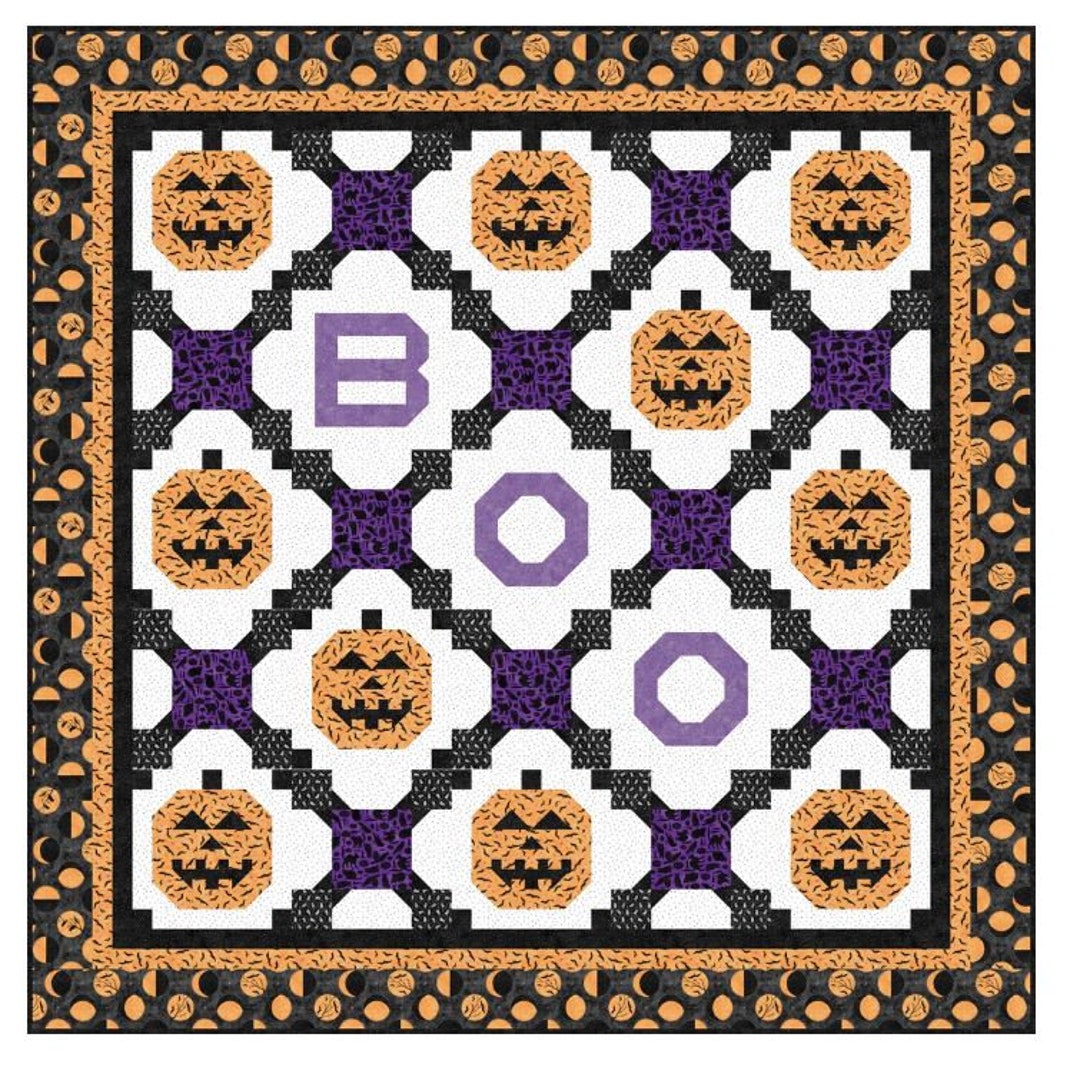 Jack Says Boo - PATTERN - Bound to Be Quilting - Pat Syta & Mimi ...