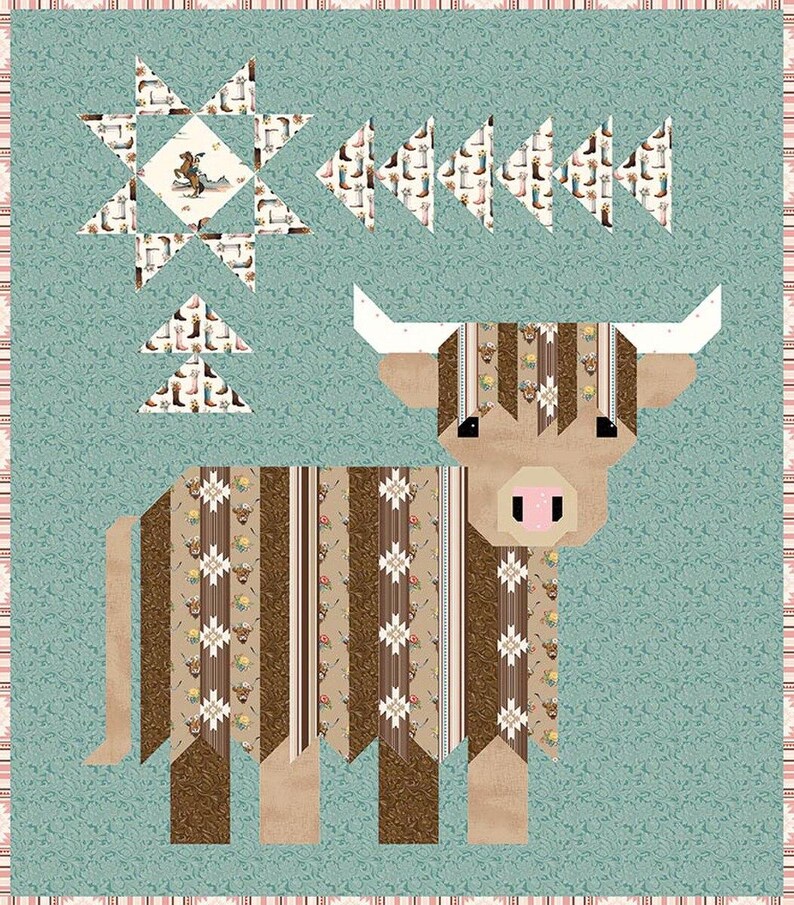 Cattle Call - A Highland Coo Quilt Pattern Booklet - by Art East Quilt ...