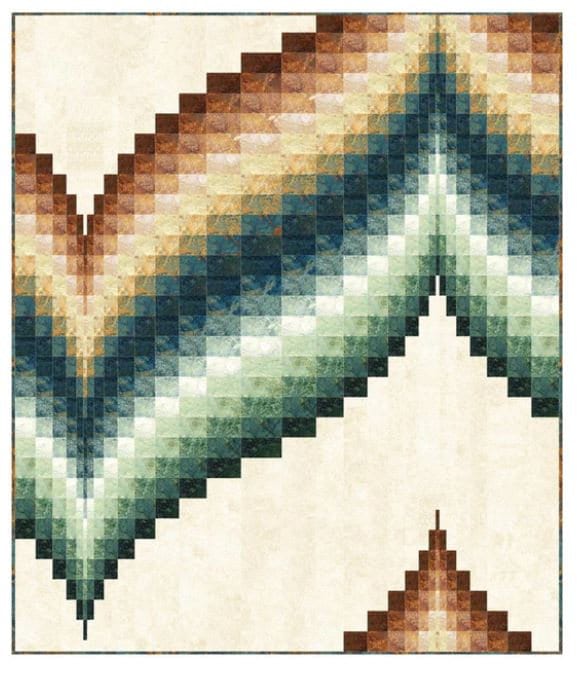 Ebb and Flow - Quilt PATTERN - by Patti's Patchwork - Multiple Sizes ...