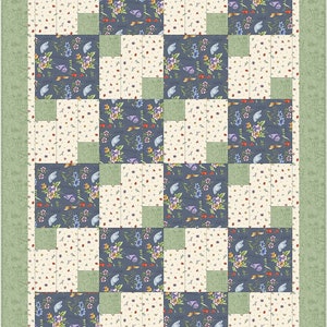Garden Path 3 Yard Quilt Pattern - by Fran Morgan of Fabric Cafe ...