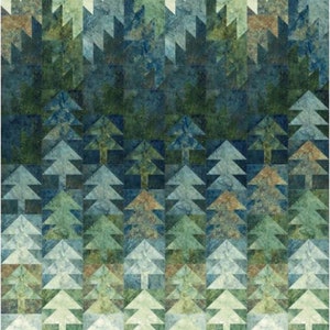 Misted Pines 2.0 - Quilt PATTERN - by Patti's Patchwork - Ombre Trees ...
