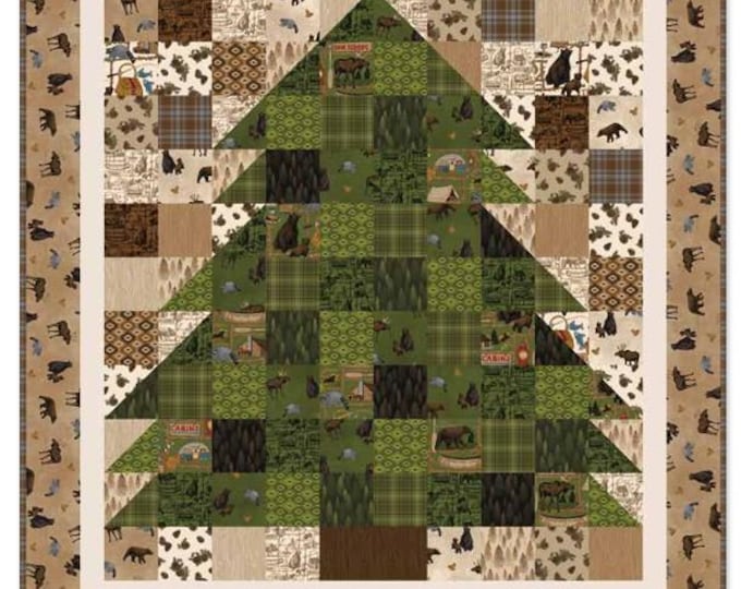 In the Forest Quilt KIT - Features the Pine Grove Collection by Riley ...
