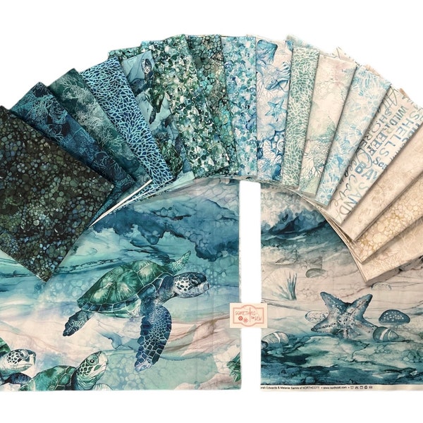 Fat Quarter Panels Beach - Etsy