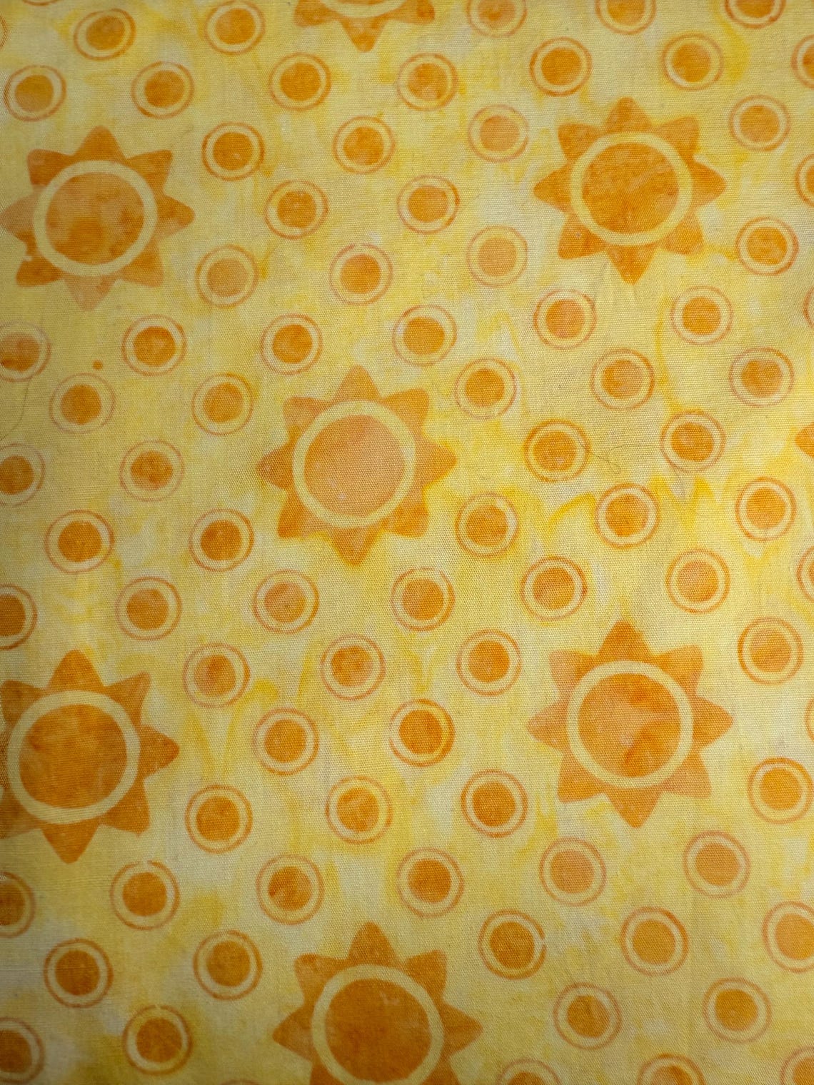 Island Batik Fabrics - Play Date - Sun Dot in Yellow Sunny - Yardage ...