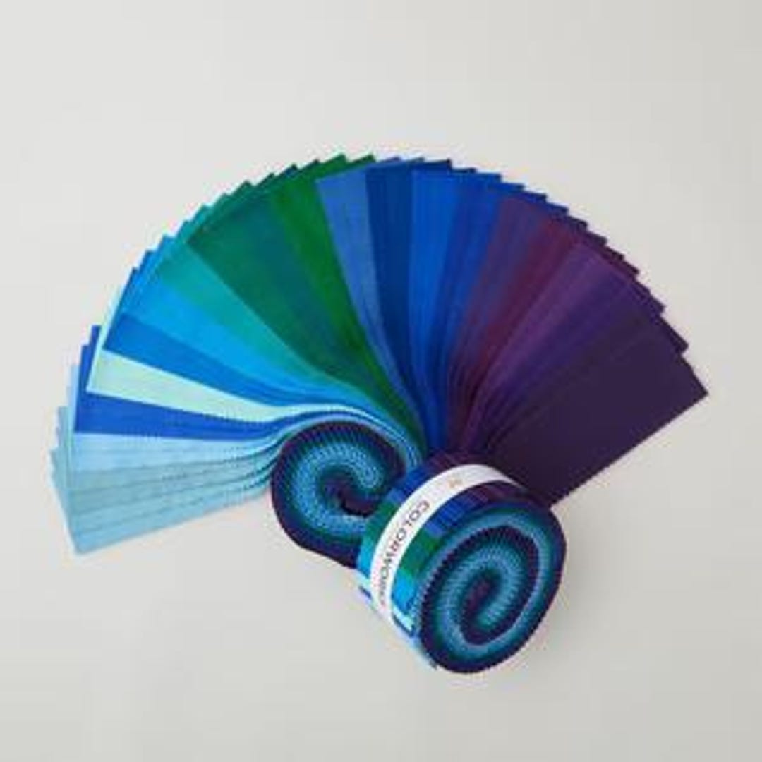 Colorworks Premium Solids Vibrant Jewels Strips by Northcott Fabrics ...