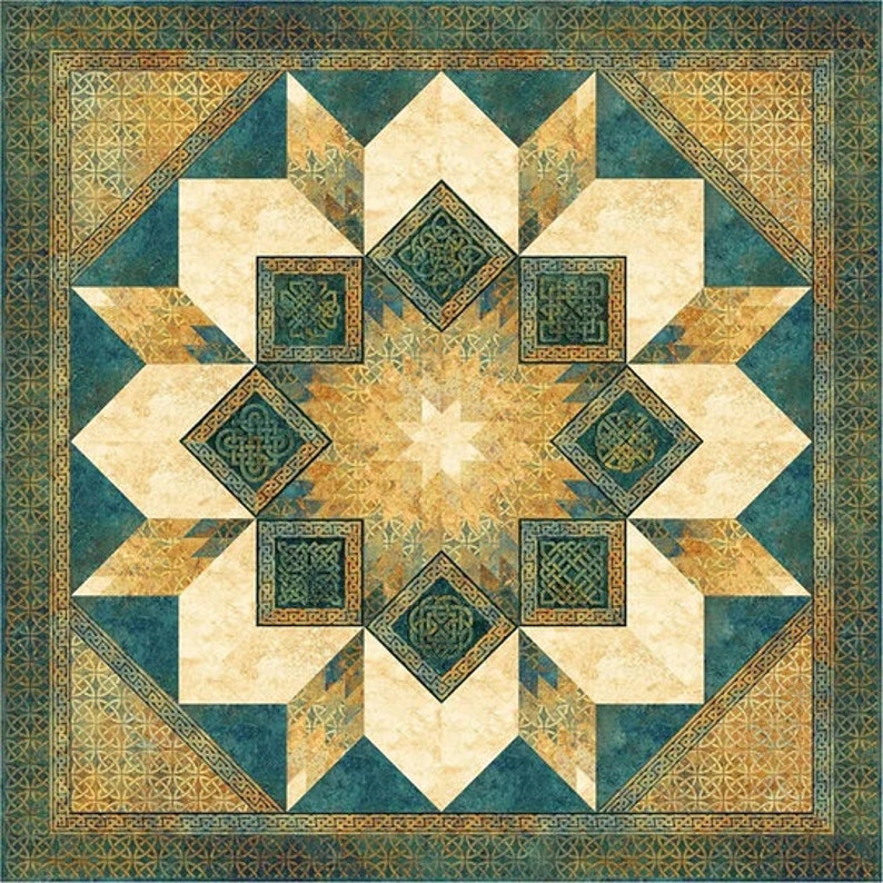 Solstice Star - Quilt PATTERN - by Patti's Patchwork - Multiple Sizes - Etsy