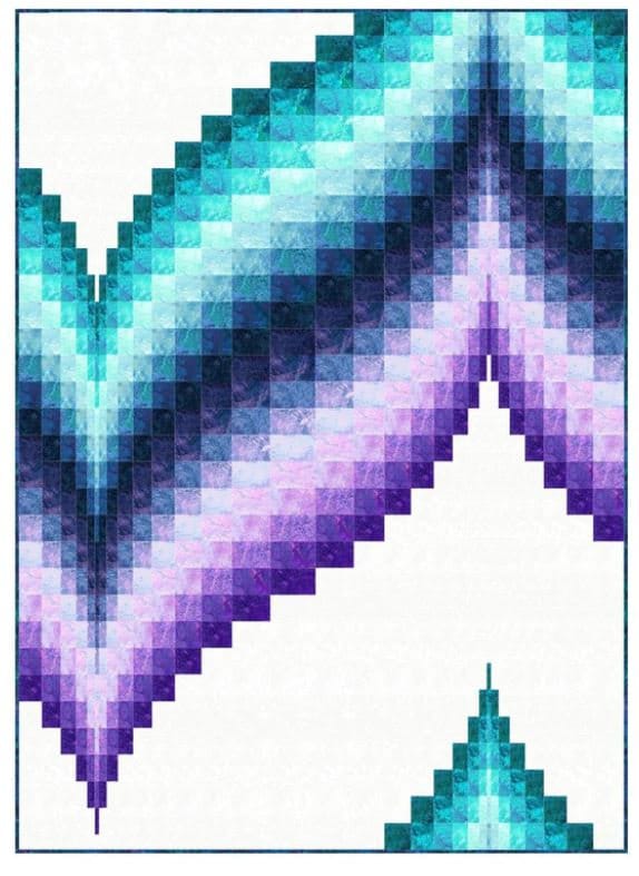 Ebb and Flow - Quilt PATTERN - by Patti's Patchwork - Multiple Sizes ...