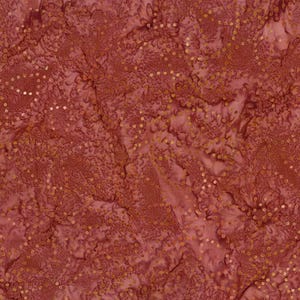Copper Mountain Batiks - Circle Dots Dusty Red - Yardage - Wilmington ...