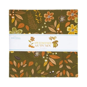Awesome Autumn Layer Cake 42 10 Squares Stacker by Sandy Gervais for Riley Blake Designs Fall 10 ...