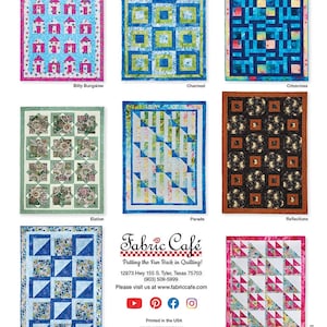 Stash Busting With 3 Yard Quilts - PATTERN Book - by Fran Morgan of ...