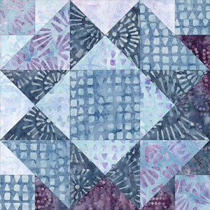 Hey Violet! - Quilt KIT - Featuring Violet Crush Wilmington Batiks - by ...