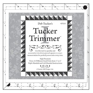 Tucker Trimmer I - by Deb Tucker's Studio 180 Design - Quilt Ruler ...