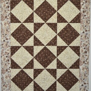 Tumbling Triangles 3 Yard Quilt Pattern - by Fran Morgan of Fabric Cafe ...
