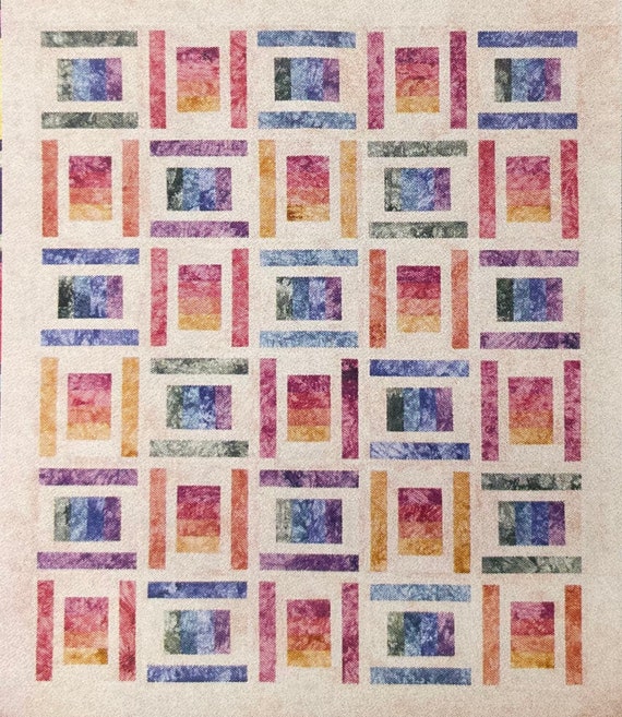 Spoolin' Around Queen Size Quilt KIT Starr Designs Hand - Etsy