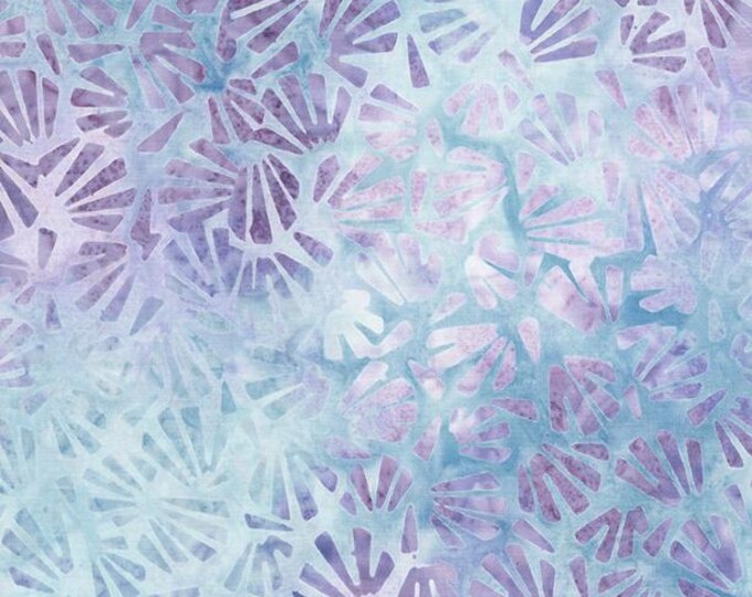 Violet Crush Batiks - Purple & Blue Fans- Yardage - Wilmington Prints ...