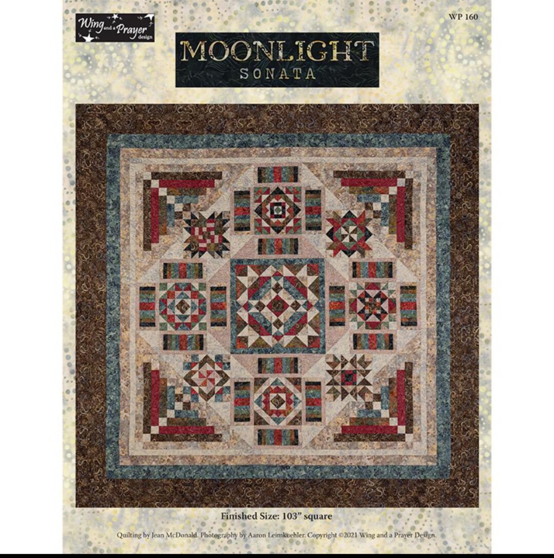 Moonlight Sonata in the Evening Sky - Quilt PATTERN - by Wing and a ...