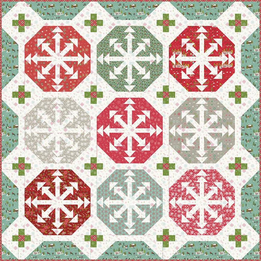 Chance of Flurries Quilt PATTERN - Winter Wonder - Designed by Heather ...