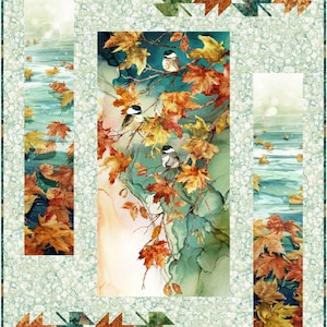 Autumn Blaze - Quilt PATTERN - by Patti's Patchwork - Multiple Sizes ...