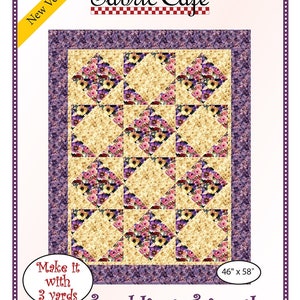 Tumbling Triangles 3 Yard Quilt Pattern - by Fran Morgan of Fabric Cafe ...