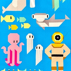 The Deep Dive Quilt Pattern Booklet - by Art East Quilt Company - 9 ...