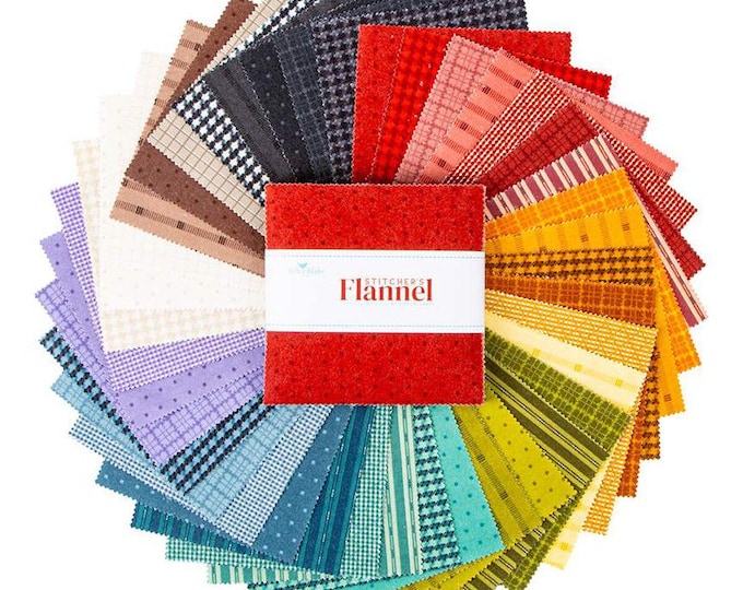 Where the Wind Blows Flannel 10 Squares by Janet Rae Nesbitt of ONE ...