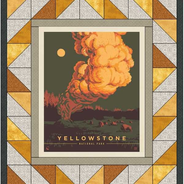 Yellowstone National Parks Quilt - Etsy
