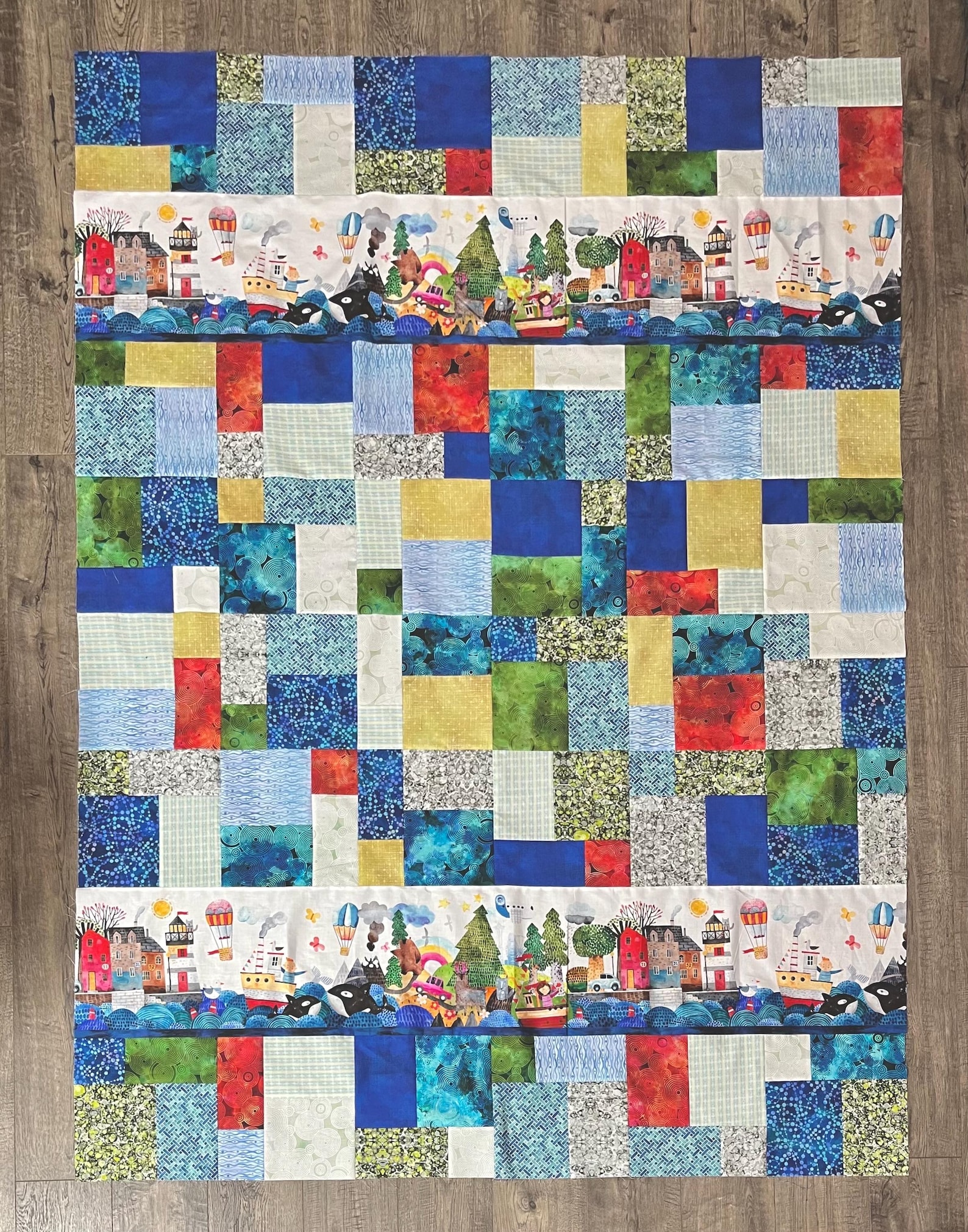 Summer Fun - Quilt KIT - Features in the Beginning Fabrics & Shop Hop ...