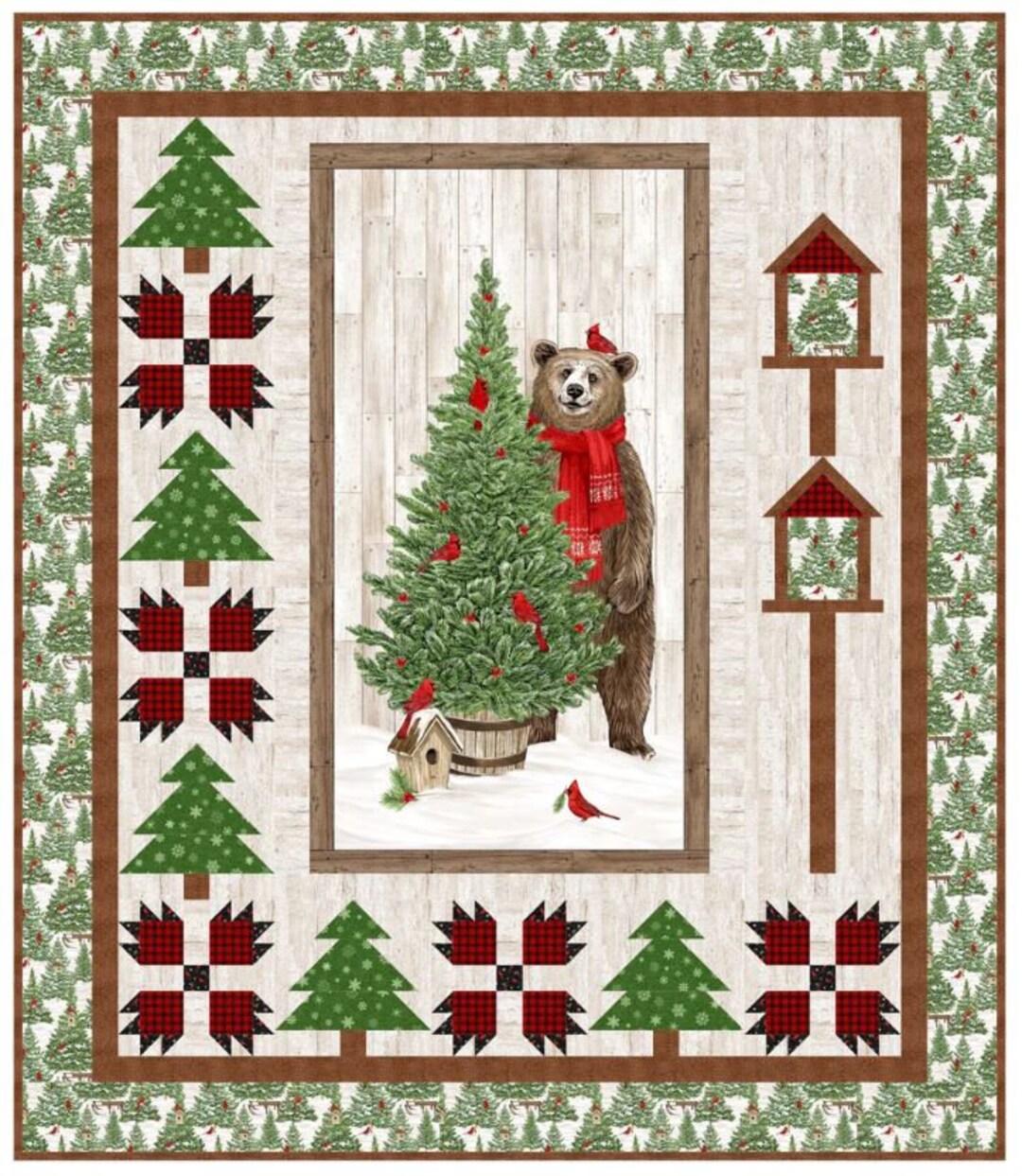 Bear Tracks - Pattern - Bound to Be Quilting, Pat Syta & Mimi ...