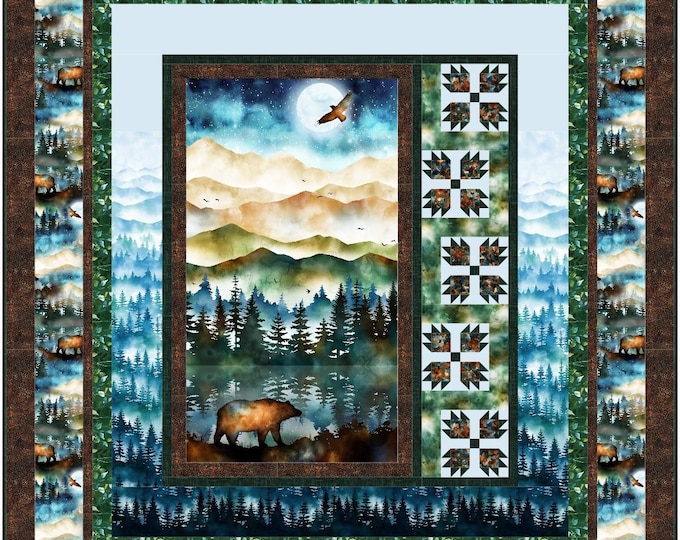 Nature Adventures - Quilt PATTERN - Pine Tree Country Quilts - Multiple ...