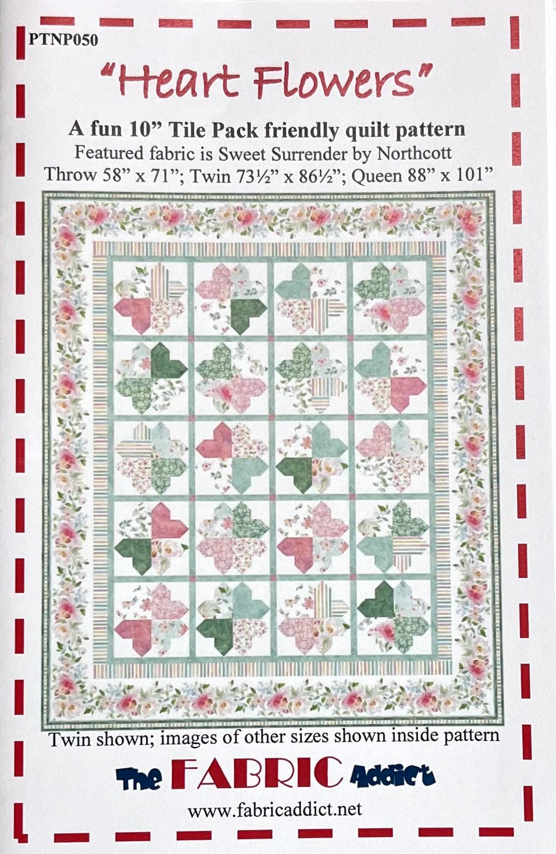Heart Of Flowers Quilt Pattern Hearts And Kisses Vintage Keepsakes