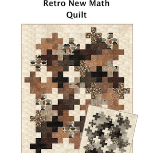 Retro New Math Quilt - Quilt PATTERN - by Ladeebug Designs - Features ...
