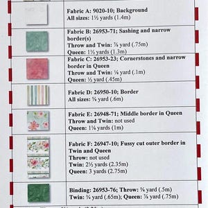 Heart Flowers - Quilt PATTERN - by the Fabric Addict - Multiple Sizes ...