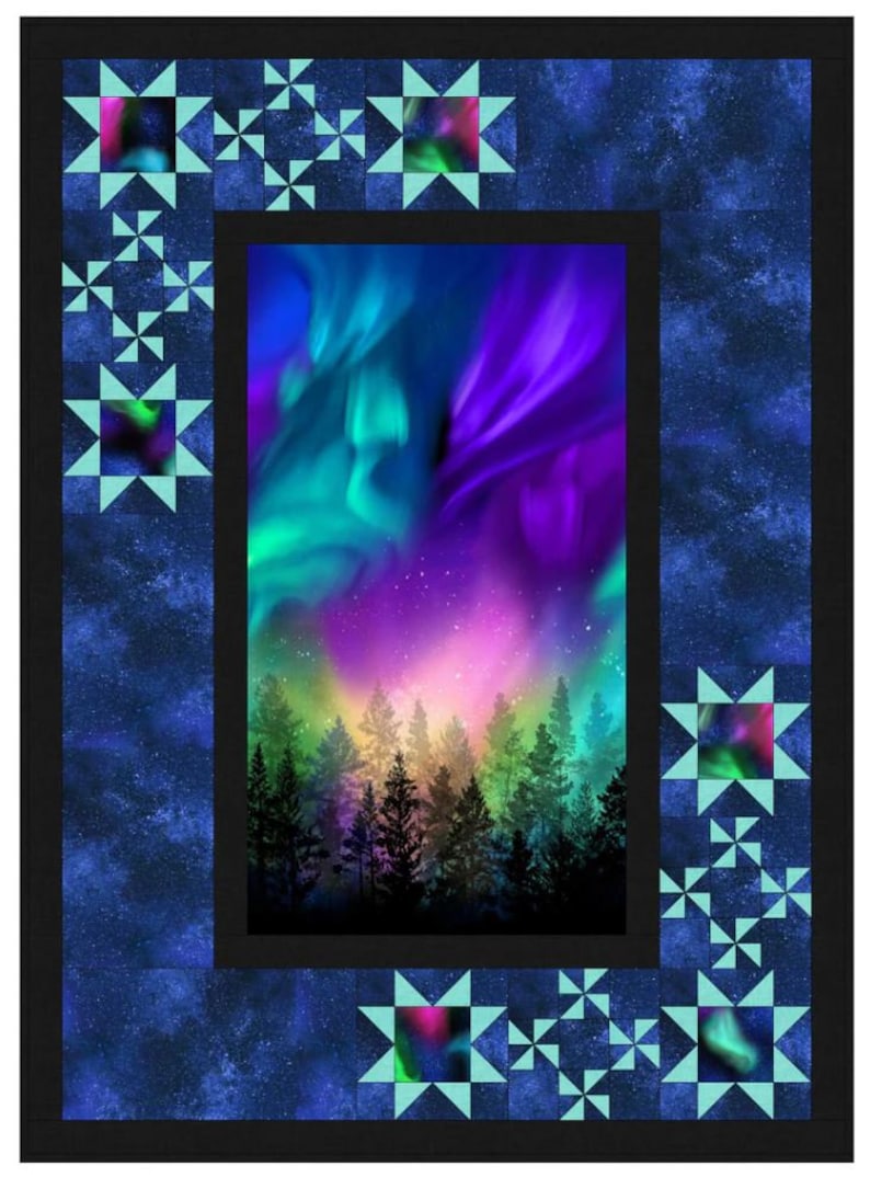 Astral Vision - Quilt Pattern - Bound to Be Quilting, Pat Syta & Mimi ...