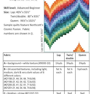 Cosmic Wave - Quilt PATTERN - by Patti's Patchwork - Multiple Sizes ...