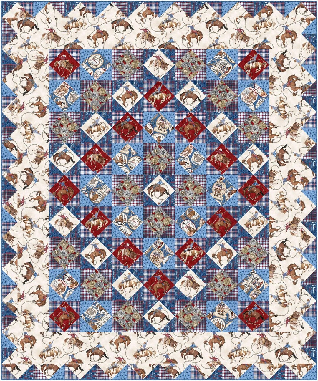 Trip Around the Rodeo - Quilt PATTERN - by Patti's Patchwork - Multiple ...