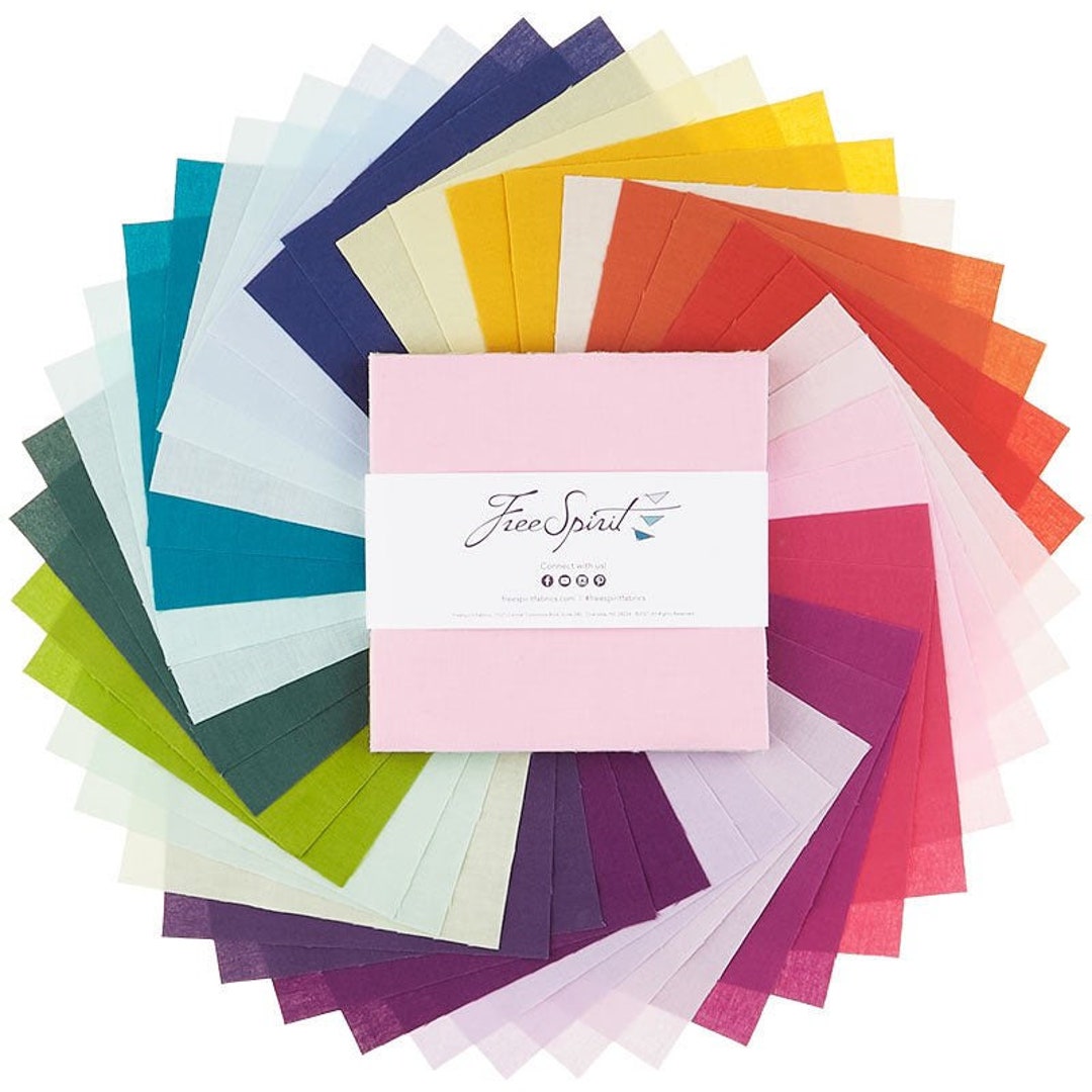 Designer Essential Solids Mythical Charm Pack - Charm Pack - (42) 5 ...