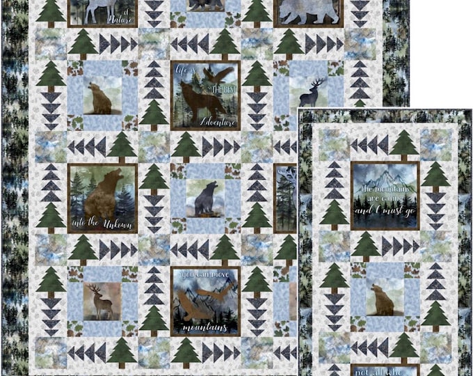 Nature Adventures - Quilt PATTERN - Pine Tree Country Quilts - Multiple ...